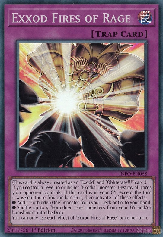 Exxod Fires of Rage The Infinite Forbidden | Yu-Gi-Oh! | CardTrader