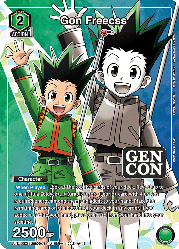 Gon Freecss Union Arena Promos | Union Arena | CardTrader