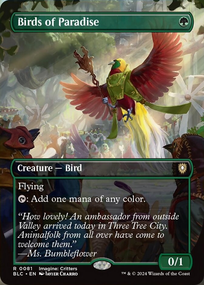 Birds of Paradise Commander: Bloomburrow Collectors | Magic | CardTrader