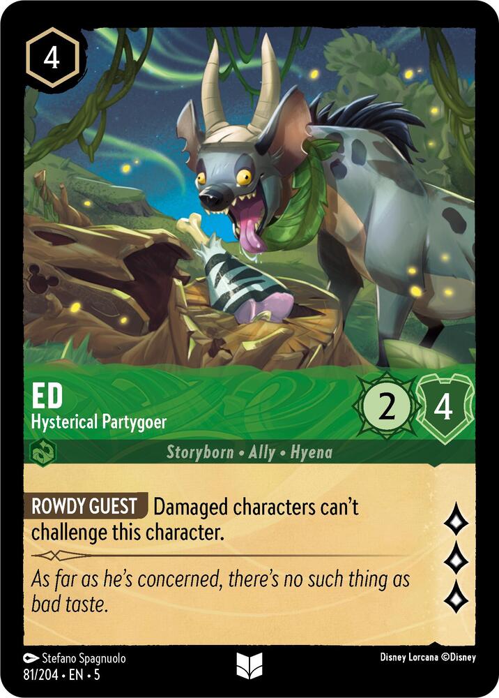 Ed - Hysterical Partygoer Shimmering Skies | Lorcana | CardTrader