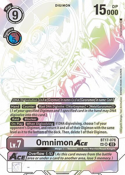 Omnimon Ace BT-17: Secret Crisis | Digimon | CardTrader