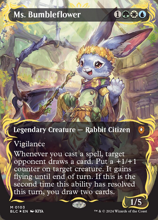 Ms. Bumbleflower Commander: Bloomburrow Collectors | Magic | CardTrader