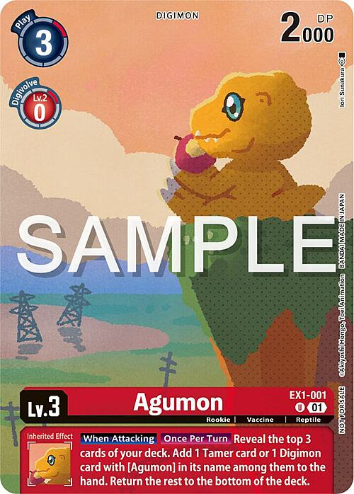 Agumon Digimon Illustration Competition Pack | Digimon | CardTrader