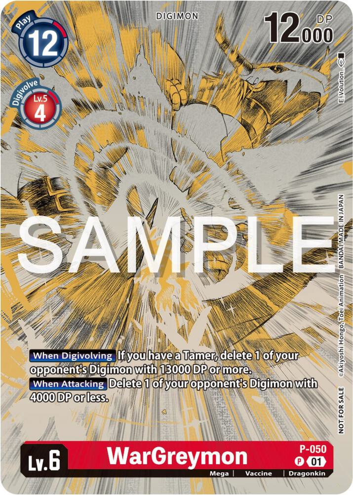 WarGreymon Digimon Illustration Competition Pack | Digimon | CardTrader
