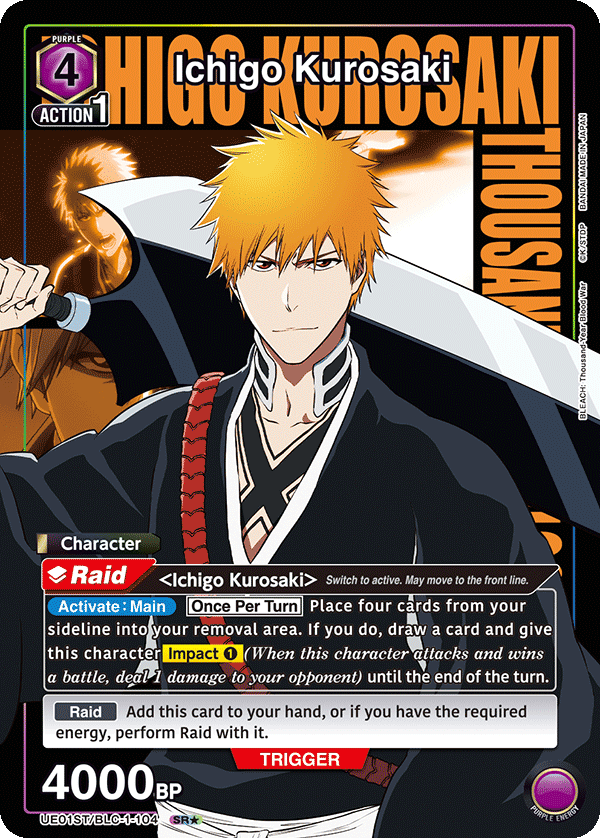 Ichigo Kurosaki Starter Deck: BLEACH - Thousand-Year Blood War | Union ...