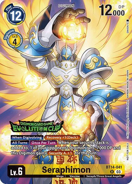 Seraphimon Evolution Cup | Digimon | CardTrader