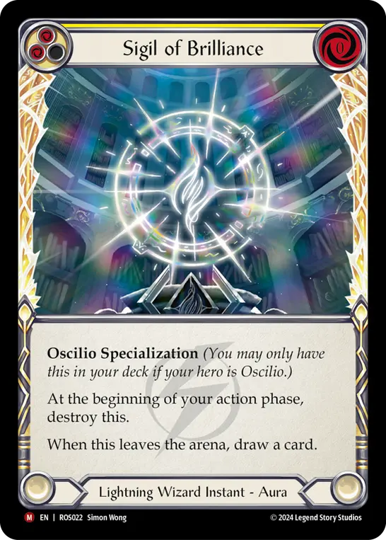 Sigil of Brilliance Rosetta | Flesh and Blood | CardTrader
