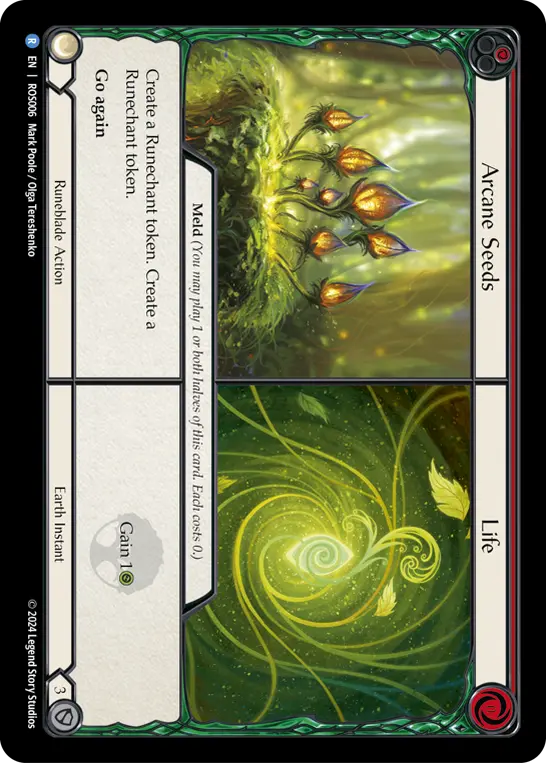 Arcane Seeds // Life Rosetta | Flesh and Blood | CardTrader