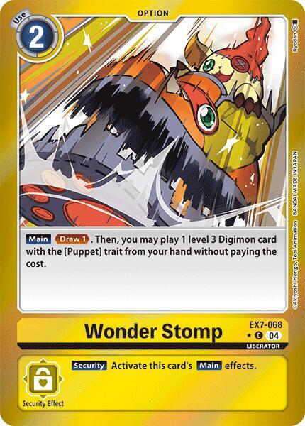 Wonder Stomp EX-7: Digimon Liberator | Digimon | CardTrader