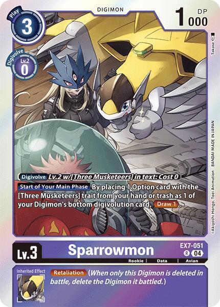 Sparrowmon EX-7: Digimon Liberator | Digimon | CardTrader