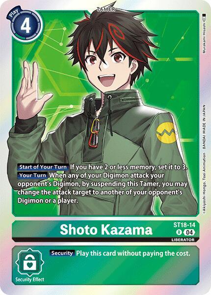 Shoto Kazama ST-18: Starter Deck: Guardian Vortex | Digimon | CardTrader