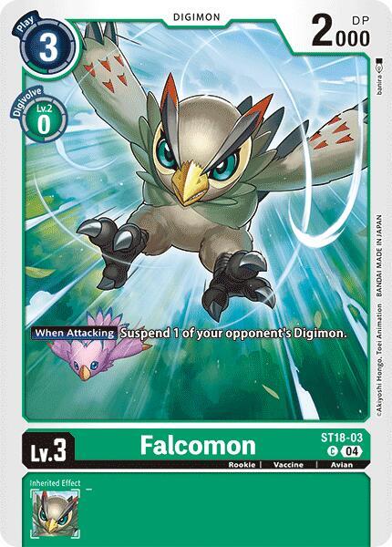 Falcomon ST-18: Starter Deck: Guardian Vortex | Digimon | CardTrader