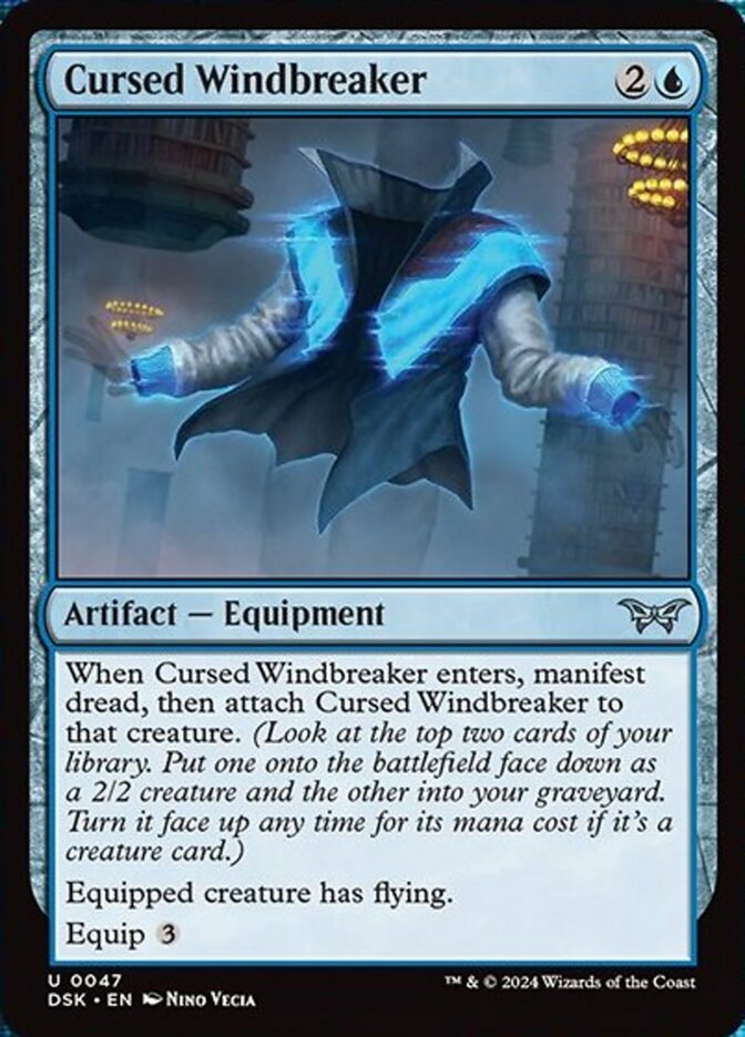 Cursed Windbreaker Duskmourn: House of Horror | Magic | CardTrader