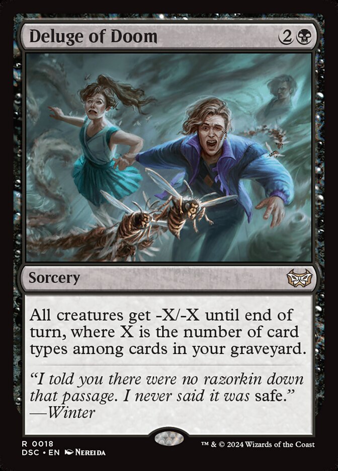 Deluge of Doom Commander: Duskmourn House of Horror | Magic | CardTrader
