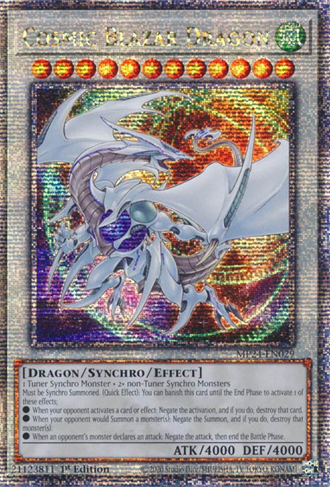 Cosmic Blazar Dragon 25th Anniversary Tin: Dueling Mirrors | Yu-Gi-Oh ...