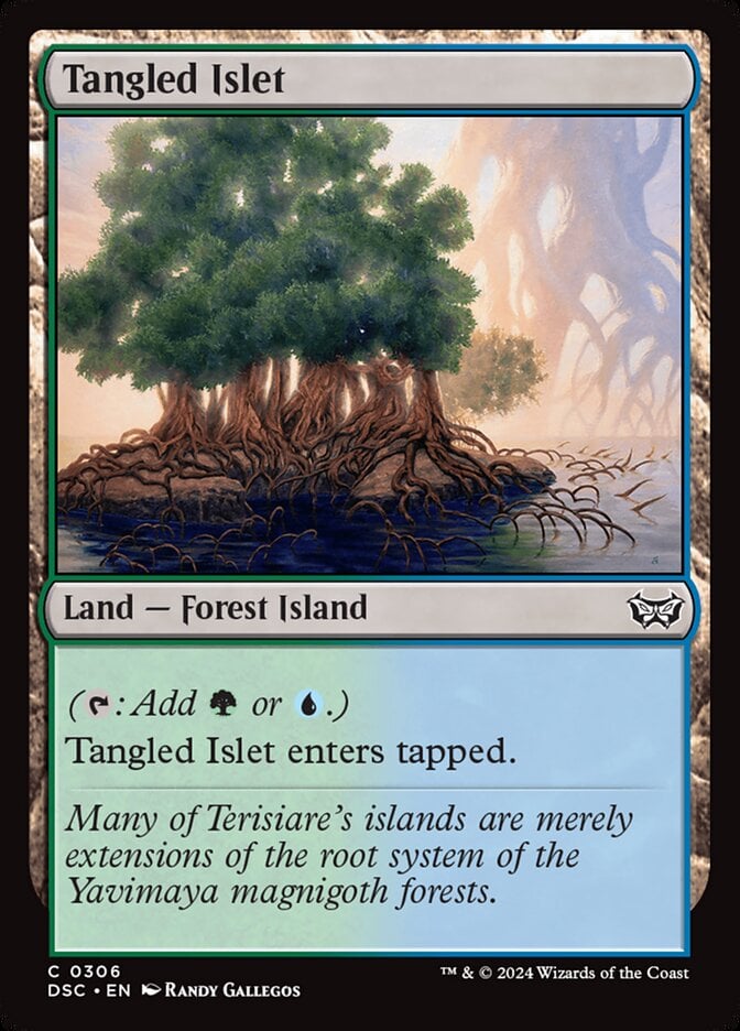 Tangled Islet Commander: Duskmourn House of Horror | Magic | CardTrader