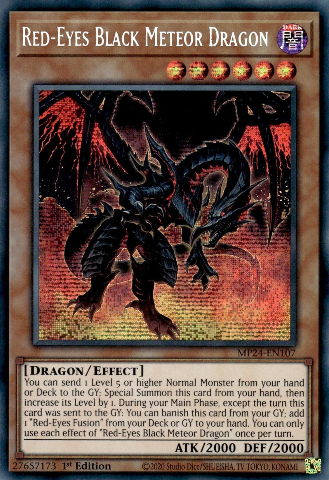 Red-Eyes Black Meteor Dragon 25th Anniversary Tin: Dueling Mirrors | Yu ...