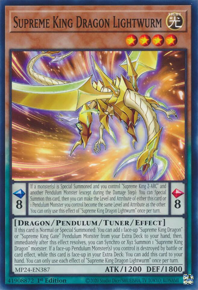 Supreme King Dragon Lightwurm 25th Anniversary Tin: Dueling Mirrors | Yu-Gi-Oh! | CardTrader