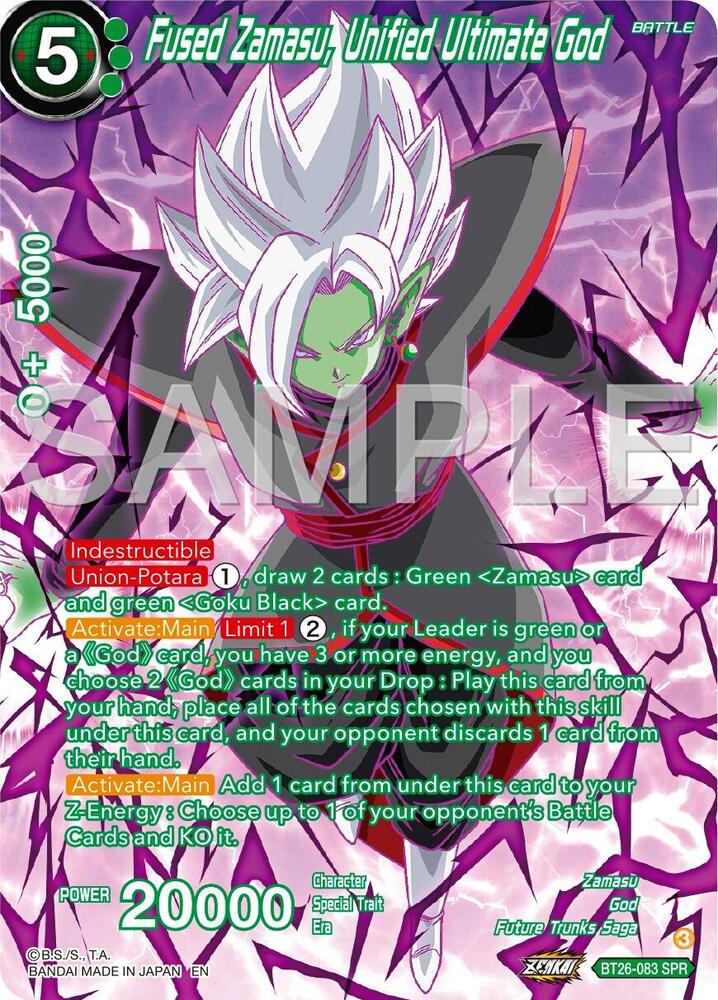 Fused Zamasu, Unified Ultimate God Ultimate Advent | Dragon Ball Super ...