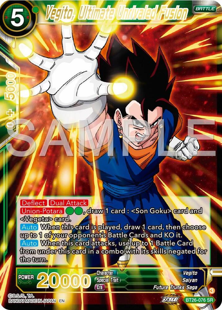 Vegito, Ultimate Unrivaled Fusion Ultimate Advent | Dragon Ball Super ...