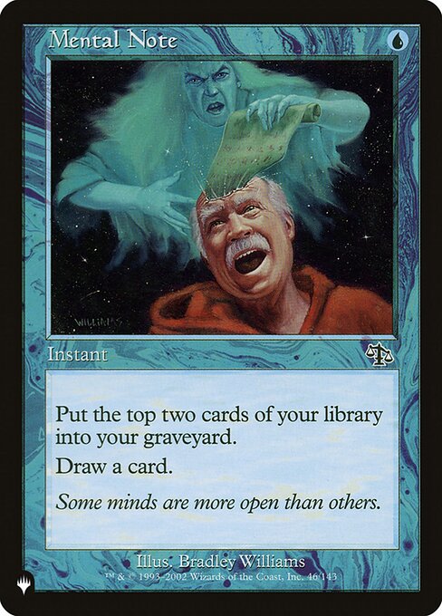 Mental Note The List - Mystery Booster 2 | Magic | CardTrader