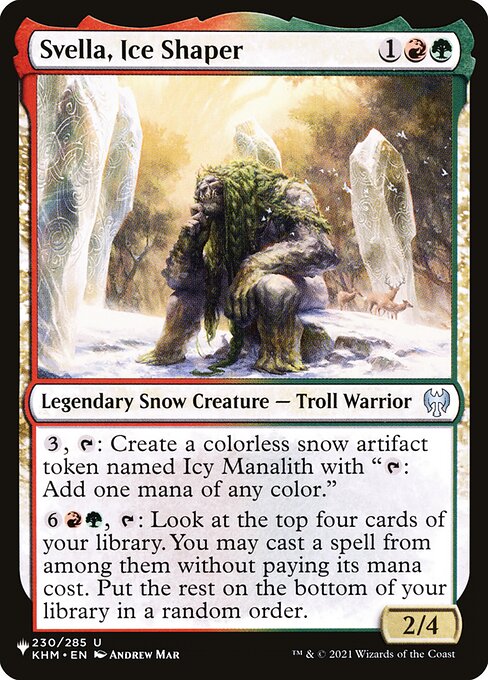 Svella, Ice Shaper The List - Mystery Booster 2 | Magic | CardTrader