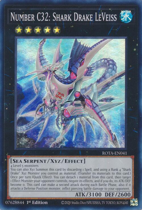 Number C32: Shark Drake LeVeiss Rage of the Abyss | Yu-Gi-Oh! | CardTrader