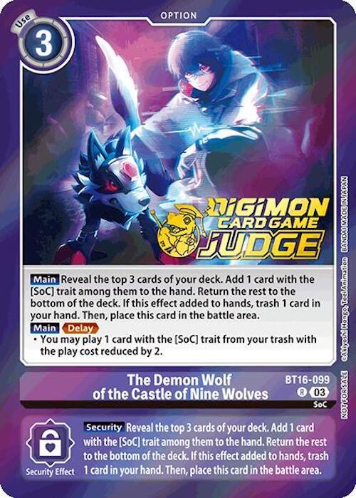 The Demon Wolf of the Castle of Nine Wolves Championship 2024 | Digimon | CardTrader