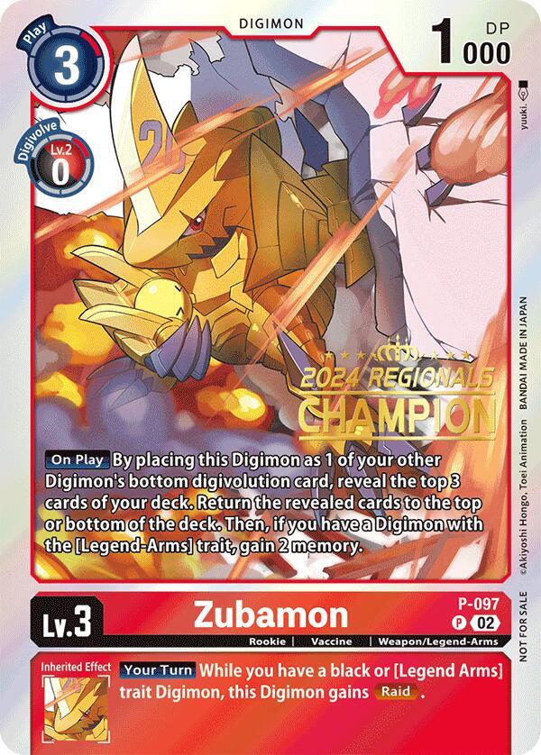 Zubamon Championship 2024 | Digimon | CardTrader