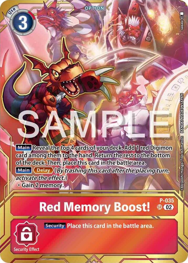 Red Memory Boost! Premium Bandai Products | Digimon | CardTrader