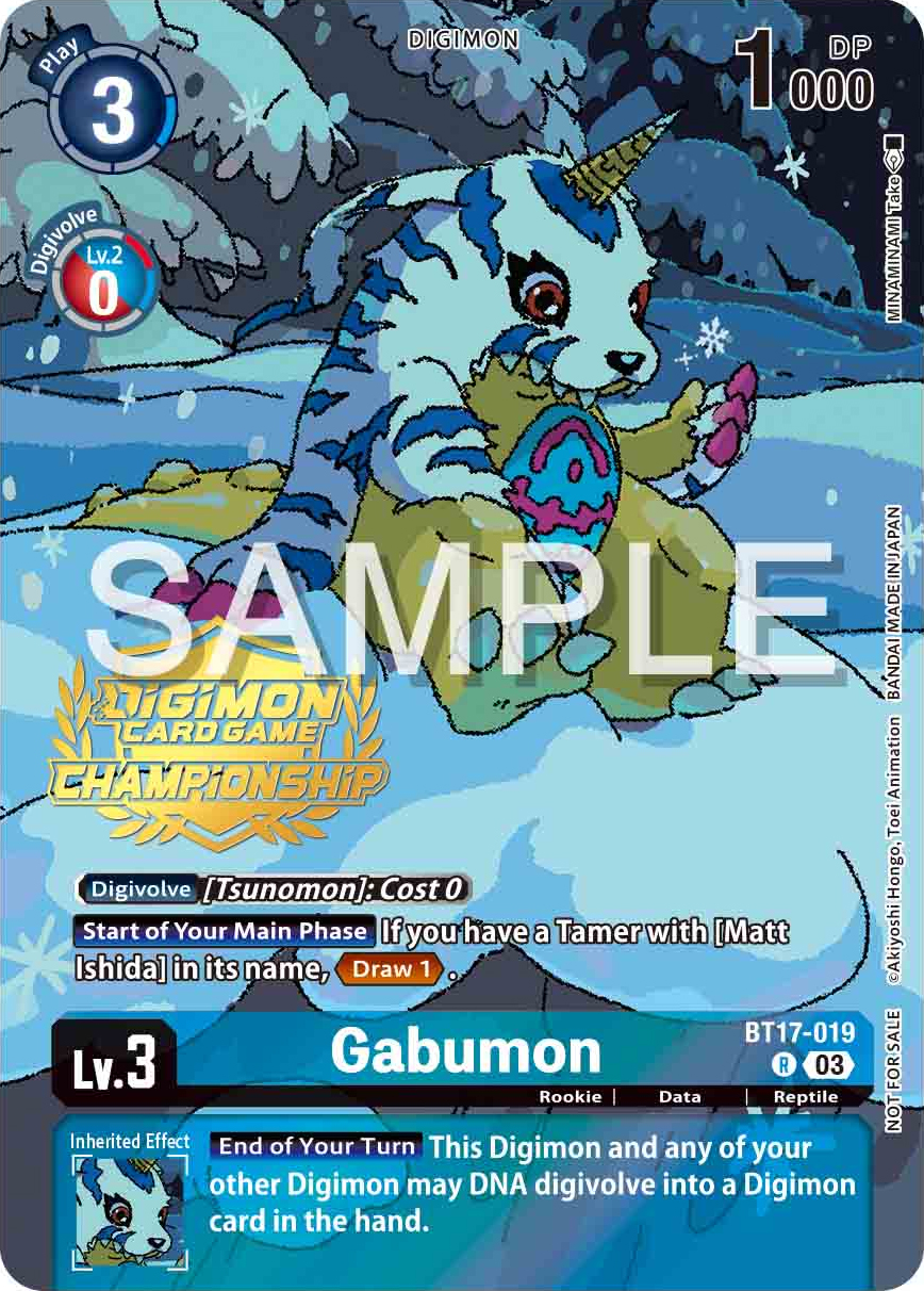 Gabumon Championship 2024 | Digimon | CardTrader