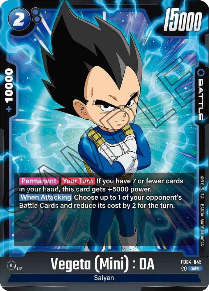 Vegeta (Mini) : DA Fusion World: Ultra Limit | Dragon Ball Super ...