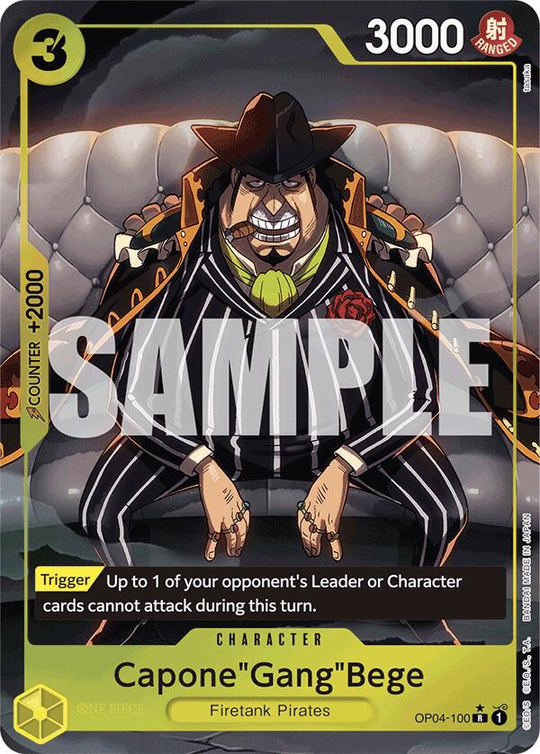 Capone"Gang"Bege PRB-01: The Best - Premium Booster | One Piece ...