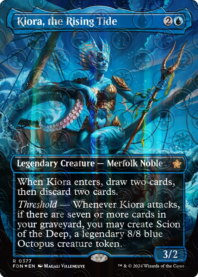 Kiora, the Rising Tide Foundations Collectors | Magic | CardTrader