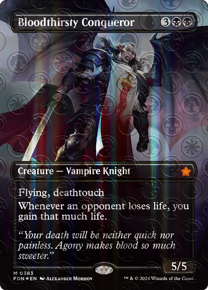Bloodthirsty Conqueror Foundations Collectors | Magic | CardTrader