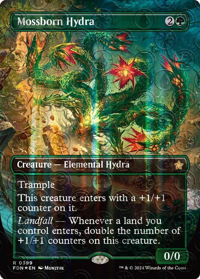 Mossborn Hydra Foundations Collectors | Magic | CardTrader