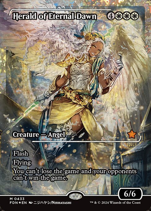 Herald of Eternal Dawn Foundations Collectors | Magic | CardTrader