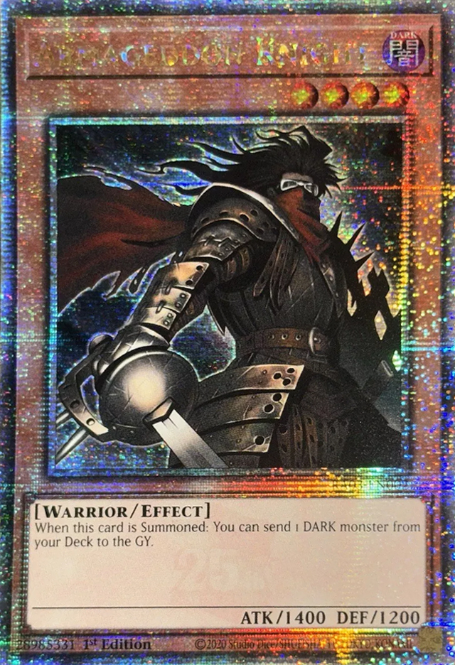 Armageddon Knight Quarter Century Bonanza | Yu-Gi-Oh! | CardTrader
