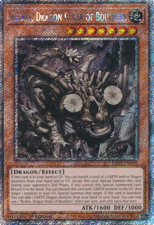 Redox, Dragon Ruler of Boulders Quarter Century Bonanza | Yu-Gi-Oh ...