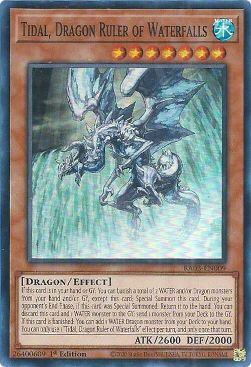 Tidal, Dragon Ruler of Waterfalls Quarter Century Bonanza | Yu-Gi-Oh ...