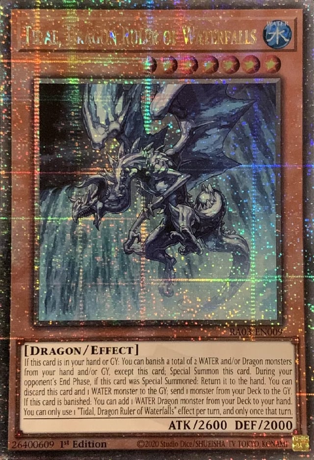 Tidal, Dragon Ruler of Waterfalls Quarter Century Bonanza | Yu-Gi-Oh ...