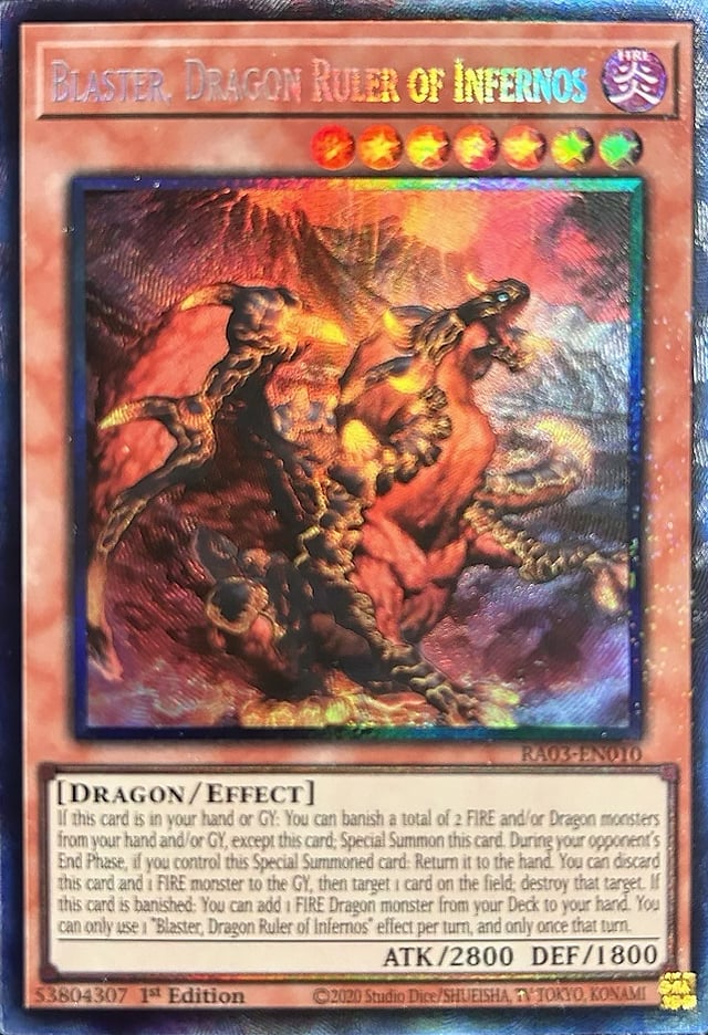 Blaster, Dragon Ruler of Infernos Quarter Century Bonanza | Yu-Gi-Oh ...