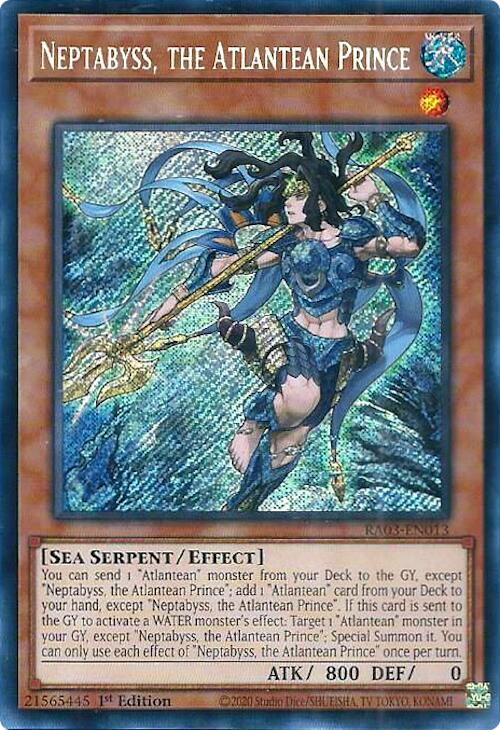 Neptabyss, the Atlantean Prince Quarter Century Bonanza | Yu-Gi-Oh ...