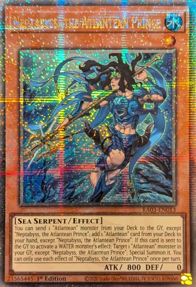 Neptabyss, the Atlantean Prince Quarter Century Bonanza | Yu-Gi-Oh ...