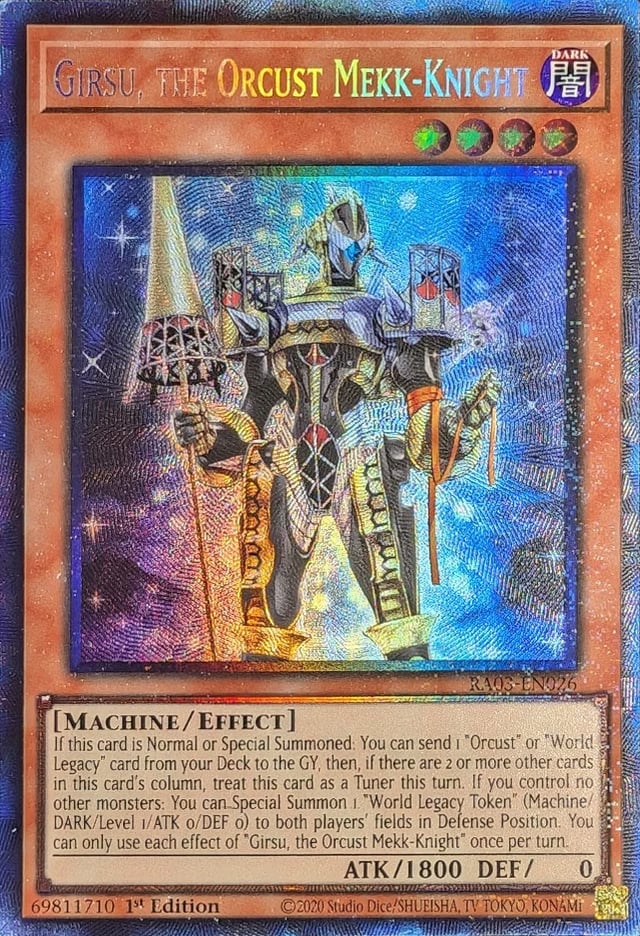 Girsu, el Mekk-Caballero Orcust Quarter Century Bonanza | Yu-Gi-Oh! | CardTrader