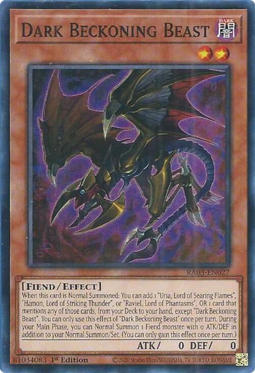 Dark Beckoning Beast Quarter Century Bonanza | Yu-Gi-Oh! | CardTrader