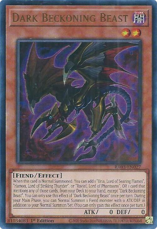 Dark Beckoning Beast Quarter Century Bonanza | Yu-Gi-Oh! | CardTrader