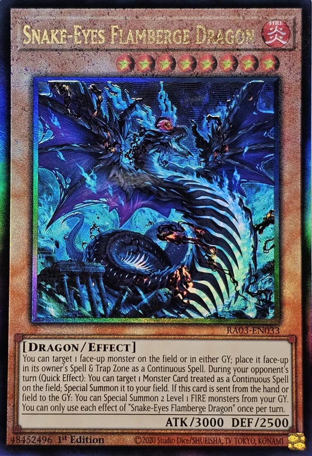 Snake-Eyes Flamberge Dragon Quarter Century Bonanza | Yu-Gi-Oh! | CardTrader