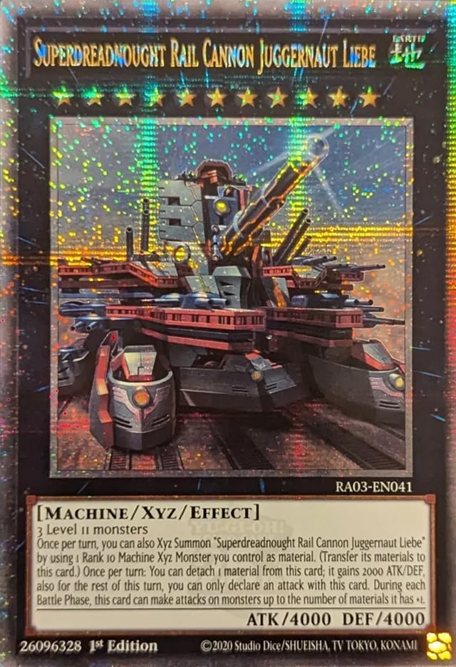 Superdreadnought Rail Cannon Juggernaut Liebe Quarter Century Bonanza | Yu-Gi-Oh! | CardTrader