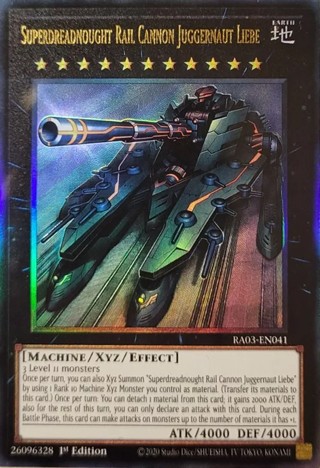 Superdreadnought Rail Cannon Juggernaut Liebe Quarter Century Bonanza | Yu-Gi-Oh! | CardTrader